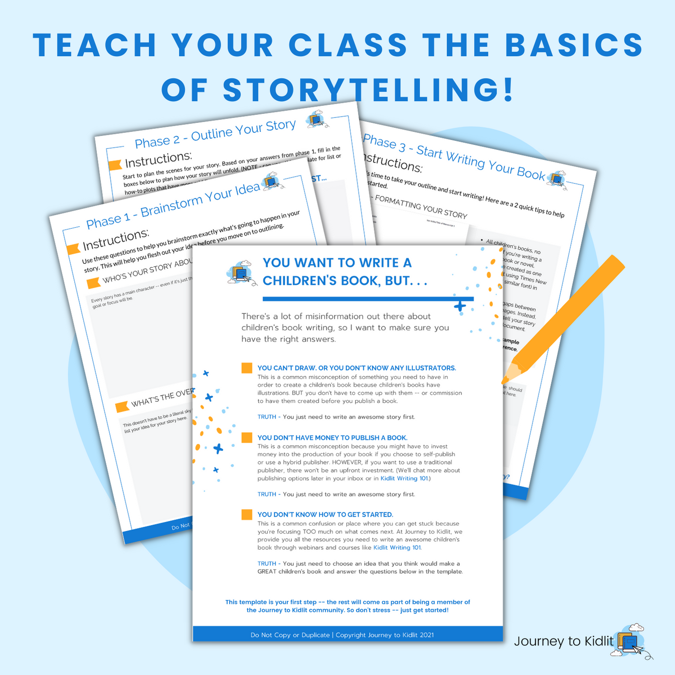 Children's Book Template with Teacher License available for classroom ...